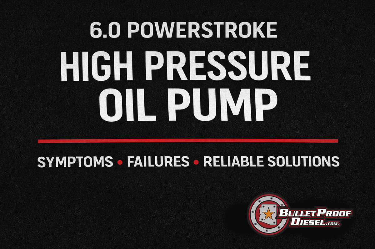 6.0 Powerstroke High Pressure Oil Pump: Symptoms, Failures, and Reliab