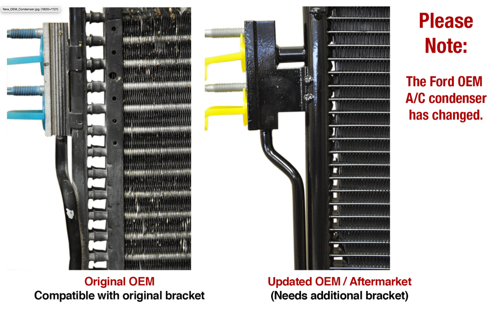 Identify the New or Original Ford OEM Condenser
