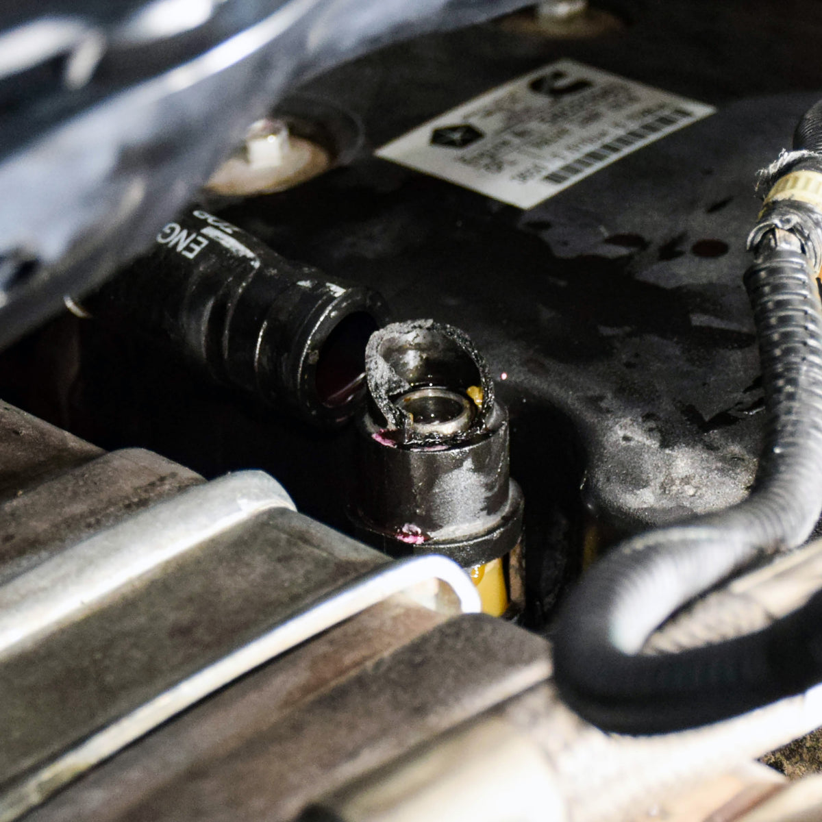 Ram 6.7L Cummins, Billet Aluminum Upper Heater Hose Connector