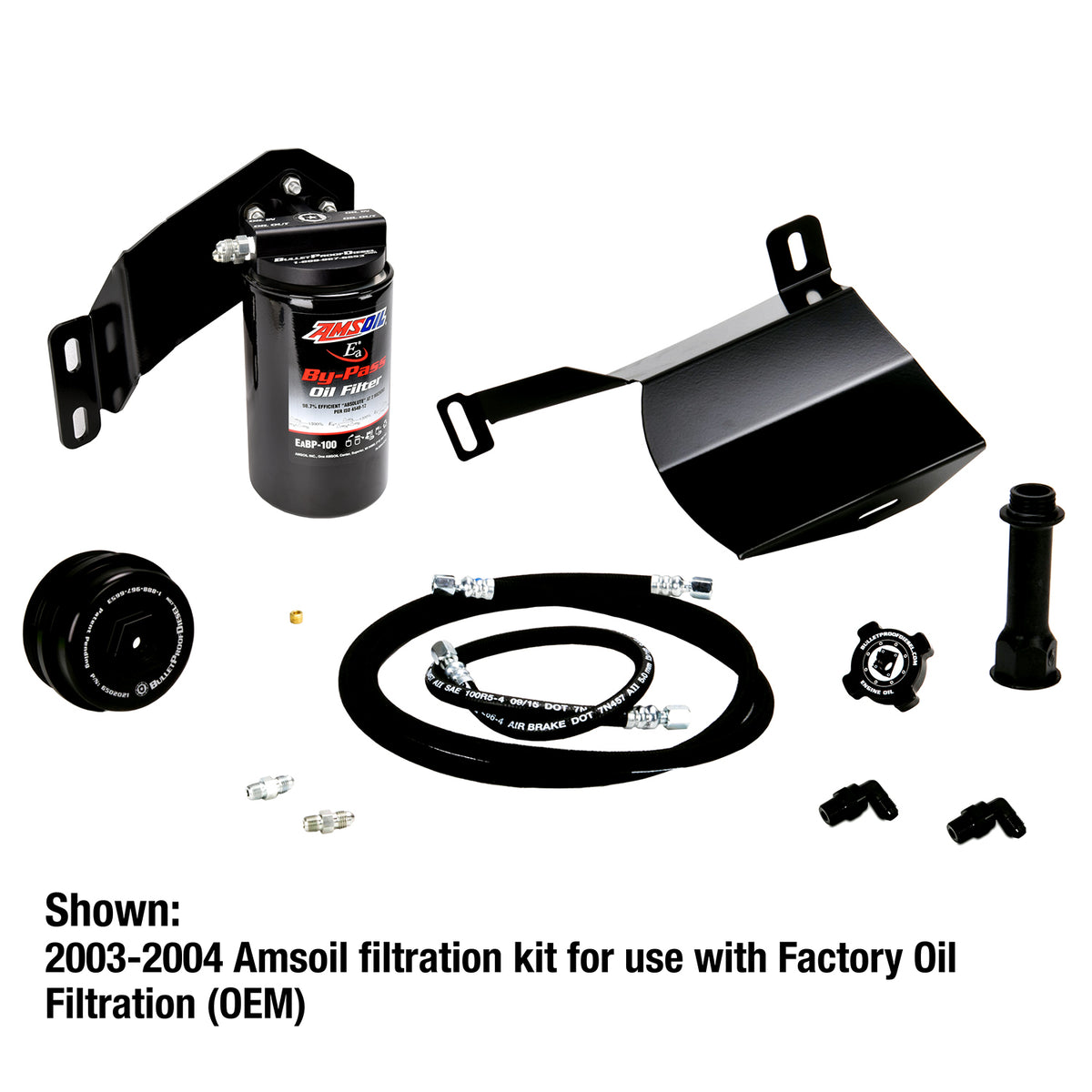 Bullet Proof Diesel 6.0L Ford Bypass Oil Filter Kit w/ Amsoil Filter