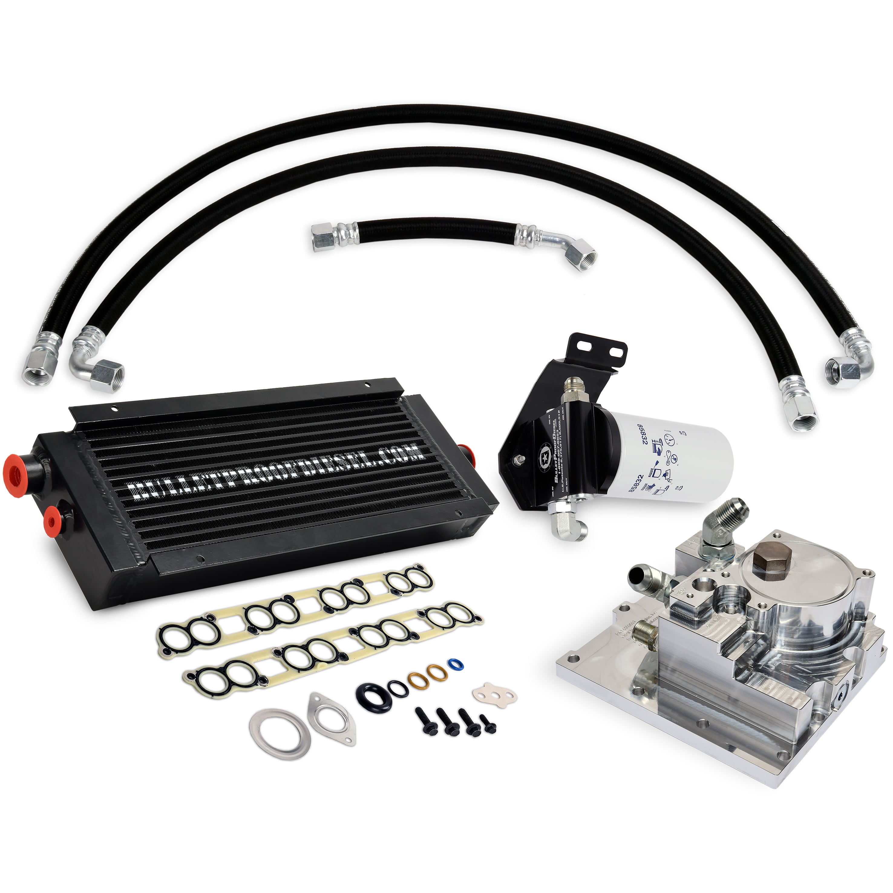 Bullet Proof Diesel Upgraded Heavy Duty Engine Oil Cooler