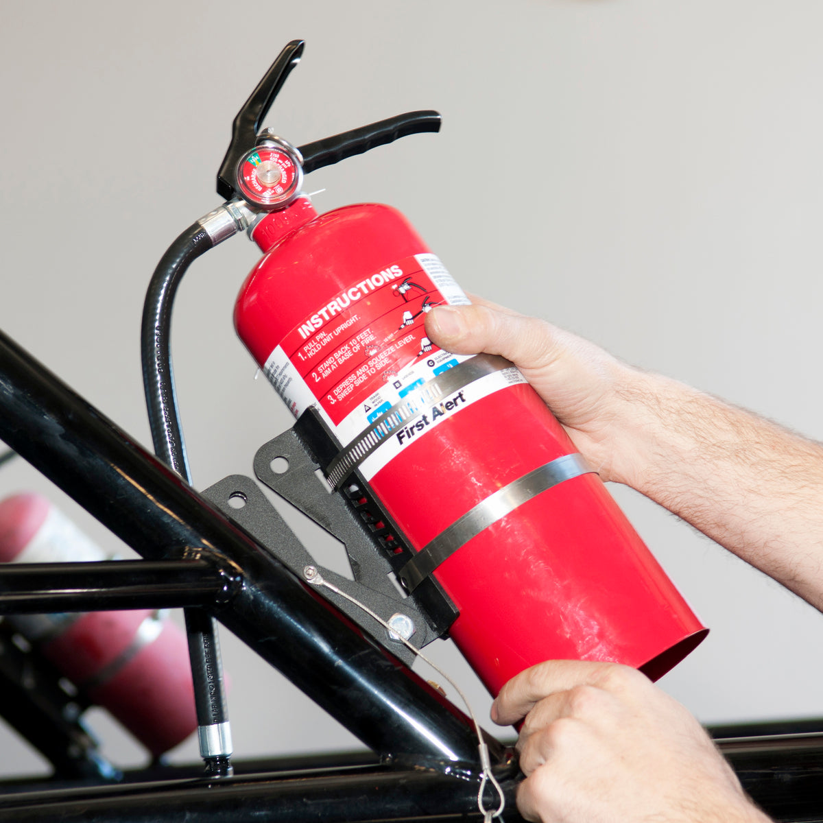 Bullet Proof Diesel Flat Bottom Fire Extinguisher Mount